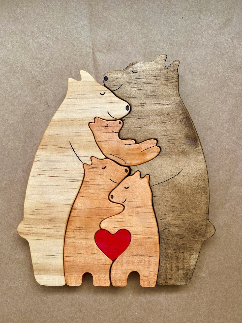 5 ositos: padres niños y bebe – MadecoLab